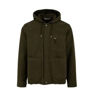 Aspesi Herrenjacke mit Kapuze - Modell Cg14 L515 - - Jackets - Herren - Gr&uuml;n - S