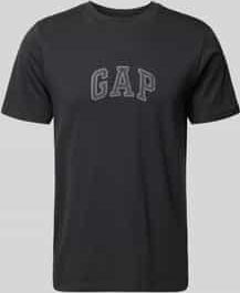 GAP T-Shirt mit Logo-Patch und Rundhalsausschnitt