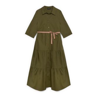 Fiorella Rubino Blusenkleid Power aus Viskose - - Dresses - Damen - Gr&uuml;n - 2XL