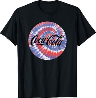 Coca Cola Ware Tie Dye Americana Circle Logo T-Shirt