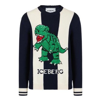 Iceberg Homme, Pulls, Multicolore, Taille: M Pull Ras du Cou