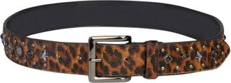 Alma En Pena G&uuml;rtel mit Nieten-Detail - - Accessories - Damen - Braun - L