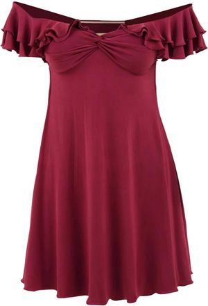 Aniye By Femme, Robes, Rouge, Taille: 38 FR Waves Dress Norah