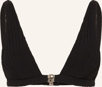 HUGO BOSS Bralette-Bikini-Top Double B schwarz