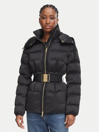 Elisabetta Franchi Winterjacke PI-92D-66E2 Schwarz Slim Fit