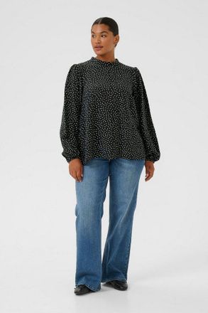 Kaffe Curve Langarmbluse Langarm-Bluse KCrya Gro&szlig;e Gr&ouml;&szlig;en