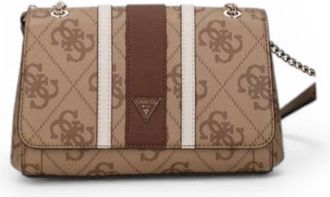 Guess Femme, Sacs, Brun, Taille: ONE Size Sac bandouli&egrave;re Noelle Logo