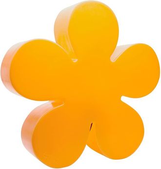 8 Seasons design Shining Flower Deko-Lampe Blume &Oslash; 60cm (Gelb), E27 Fassung inkl. Leuchtmittel in warmwei&szlig;, als Indoor- & Outdoor Deko, Kinderzimmer, Nachttisch