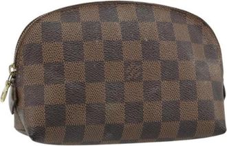 Louis Vuitton Pre-owned Pochette Damier Ebene - Femme - Pre-owned - Brun - Taille: ONE Size