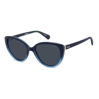 Polaroid Femme, Accessoires, Bleu, Taille: 56 MM Lunettes de soleil