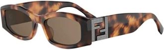 Fendi Sonnenbrille - - Accessories - unisex - Braun - 54 MM