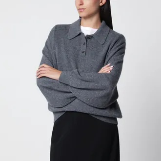 Lisa Yang Etta Kaschmirpullover in Graphit