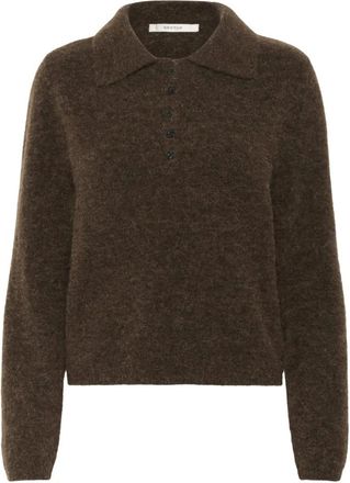 Gestuz Femme, Pulls, Brun, Taille: 42 FR Maille ras du cou