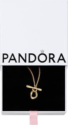 Pandora Pandora Essence Colliers en métal plaqué or 14 carats, 50