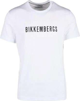 Dirk Bikkembergs Homme, Tops, Blanc, Taille: L Coton Spandex T-shirt