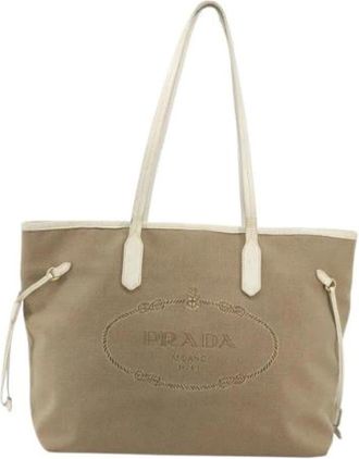 Prada Damen, Pre-Owned, Beige, ONE SIZEGr&ouml;&szlig;e