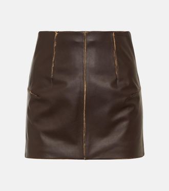 Maison Margiela Minirock aus Leder