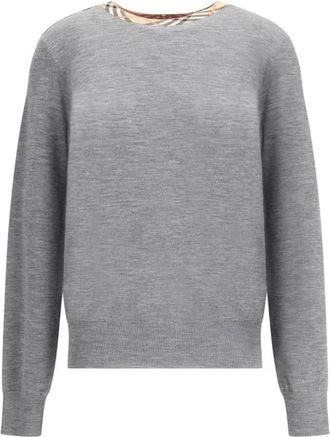 Burberry Femme, Pulls, Gris, Taille: 40 FR T-Chemises