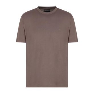 Emporio Armani Homme, Tops, Brun, Taille: 2XL T-Shirt