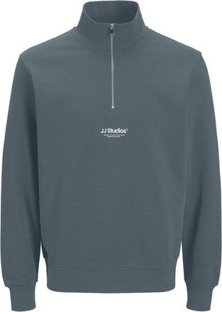Jack & Jones Sweatshirt JJESOHO SWEAT QUARTER ZIP aus Baumwollmix