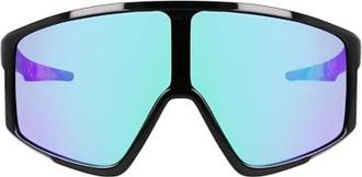 Dragon Mens Sunglasses AMPED - Black/Multi Green Ion with Lumalens Green Ion Lens