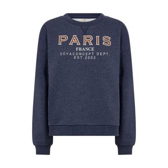 Soyaconcept Damen, Sweatshirts & Hoodies, Blau, 2XLGr&ouml;&szlig;e