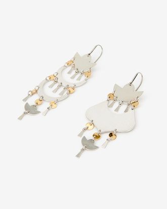 Isabel Marant Boucle DOreille Heija - Femme - Argent&eacute;-dor&eacute; - - Isabel Marant
