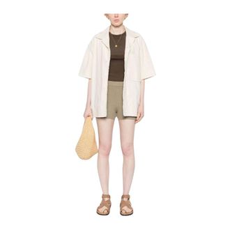 Max Mara Damen, Shorts, Beige, SGr&ouml;&szlig;e