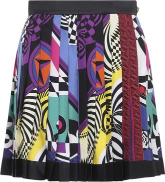 Versace Femme, Jupes, Multicolore, Taille: 38 FR Jupe Teatro Foulard
