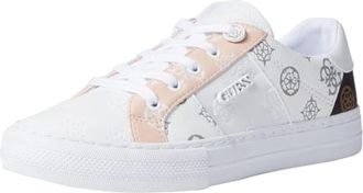 Guess Damen Loven Sneaker, White Pink 680, 36 EU