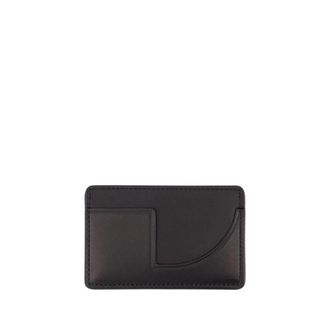 Patou Schwarzer Lederkartenhalter - - Accessories - Damen - Schwarzk - ONE SIZE
