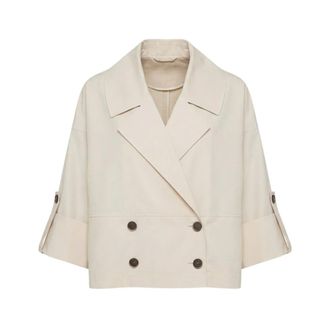 PESERICO Femme, Vestes, Beige, Taille: 38 FR Cappa Trench