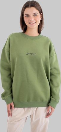 Hurley Hurley Script Only Crew Sweater malverde