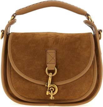 Burberry Femme, Sacs, Beige, Taille: ONE Size Sac bandouli&egrave;re Messenger B Clip