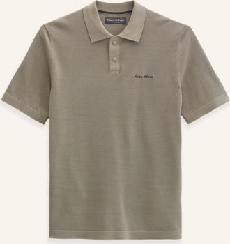 Marc O'Polo Marc Opolo Strick-Poloshirt braun