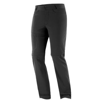 Salomon Wayfarer Zip Off Hose - - Sport - Herren - Schwarzk - 2XL