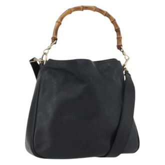 Gucci Sac bandouli&egrave;re vintage doccasion - Femme - Pre-owned - Noir - Taille: ONE Size