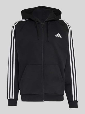 adidas Regular Fit Sweatjacke mit Kontraststreifen