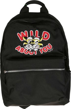 Kenzo Homme, Sacs, Noir, Taille: ONE Size Wild Tiger Backpack