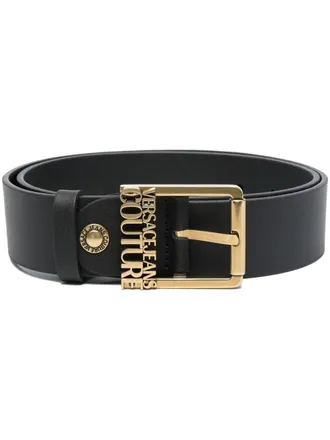 Versace Jeans Couture G&uuml;rtel mit Logo - Schwarz
