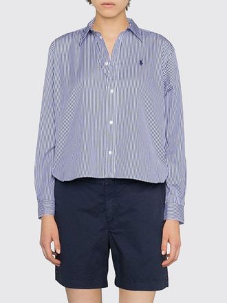 Polo Ralph Lauren Chemise &agrave; rayures en coton avec logo Poney brod&eacute;