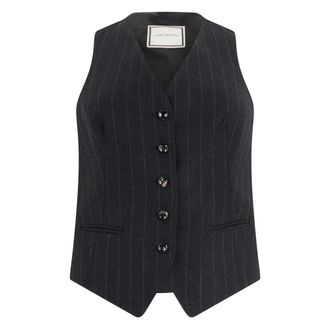 Tagliatore Gracie Vest - - Jackets - Damen - Schwarzk - S