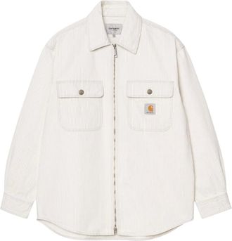 Carhartt Work in Progress Homme, Chemises, Blanc, Taille: XL Mercer Shirt Jac