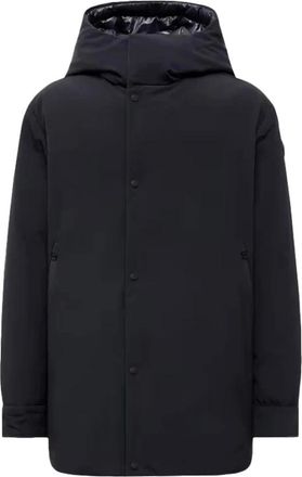 Moncler Homme, Manteaux, Bleu, Taille: XS Down Manteaux