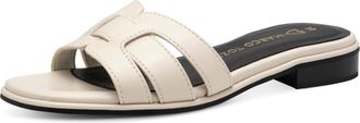 Marco Tozzi Damen Pantoletten Elegant Sommer, Beige (Cream), 40 EU