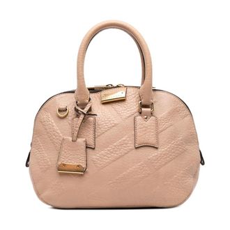 Burberry Sac bandouli&egrave;re en cuir Pre-owned - Femme - Pre-owned - Brun - Taille: ONE Size