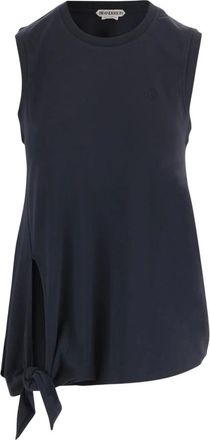 J.W.Anderson Femme, Tops, Bleu, Taille: 40 FR Pull en coton &agrave; lat&eacute;ral