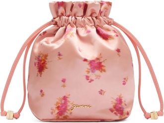 Ganni Femme, Sacs, Rose, Taille: ONE Size Pochette en nylon imprim&eacute;
