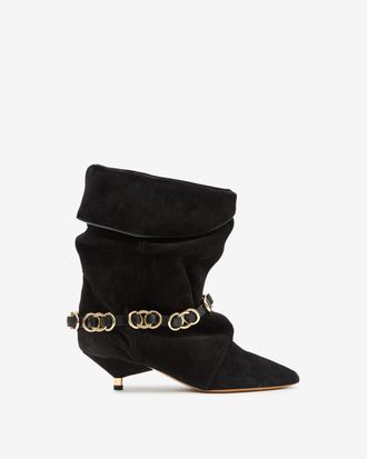 Isabel Marant Bottines Edrik Rings - Femme - Noir - Taille36 - Isabel Marant