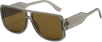 Generic Lunettes De Soleil Dext&eacute;rieur &Agrave; Monture Large, Id&eacute;ales For Les Trajets Domicile-travail Et Vacances, For Hommes Femmes(Gray)